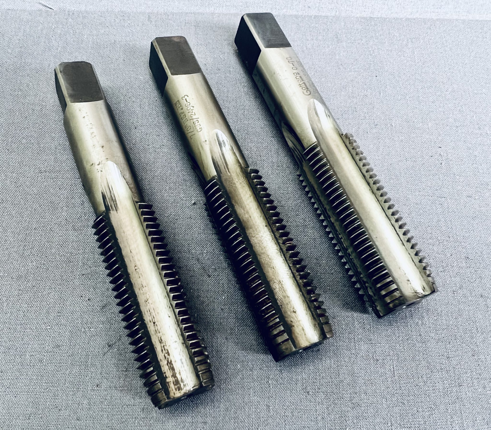 3x Galtona 7/8 BSF Taps – Unused – Slips2Chucks Limited
